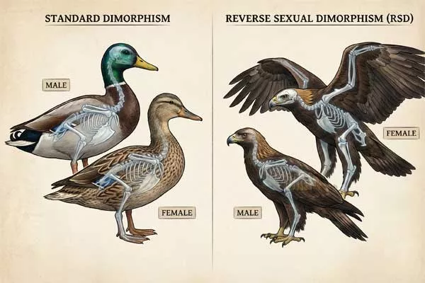 Sexual Dimorphism in Birds - A Complete Evolutionary Guide